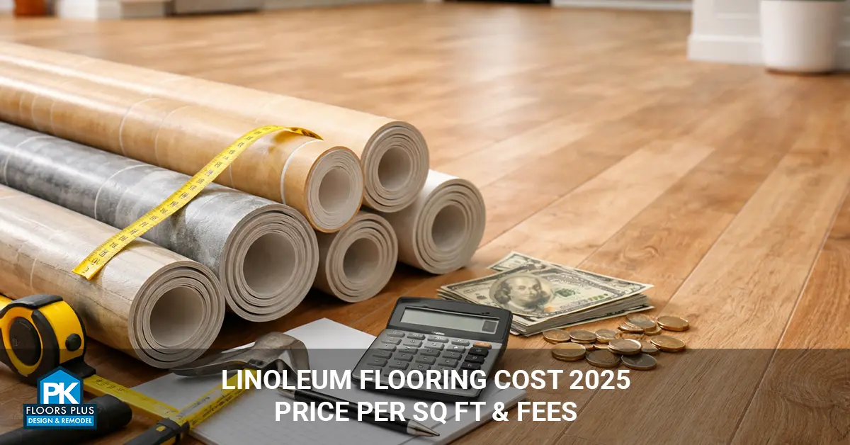 Linoleum Flooring Cost 2025: Price per Sq Ft & Hidden Fees - PK Floors